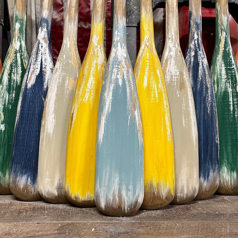 Wooden Hand Painted Paddles - Etsy