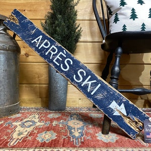 Après Ski Wood Sign: Rustic Ski Cabin Decor - Etsy