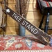 Rustic Tree Stand Hunting Wood Sign | Distressed Log Cabin Decor ...