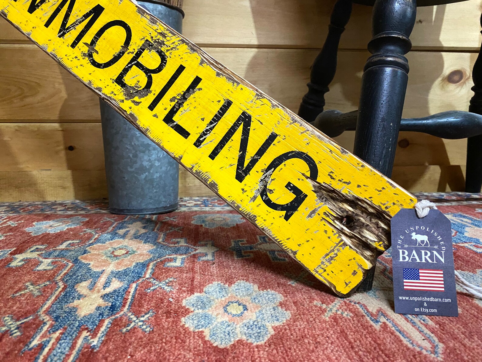 Rustic Snowmobile Sign Distressed Log Cabin Decor - Etsy