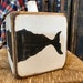 Rustic Whale Tissue Box Cover, Nautical Coastal Decor, Wood Beach House ...