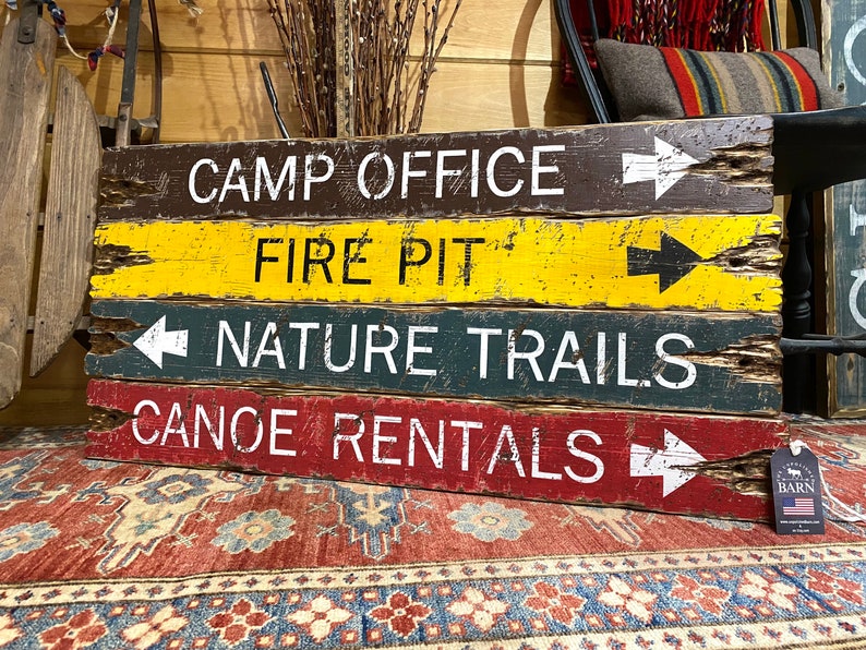National Park Wood Sign Set Yellowstone Camp Decor Fire - Etsy