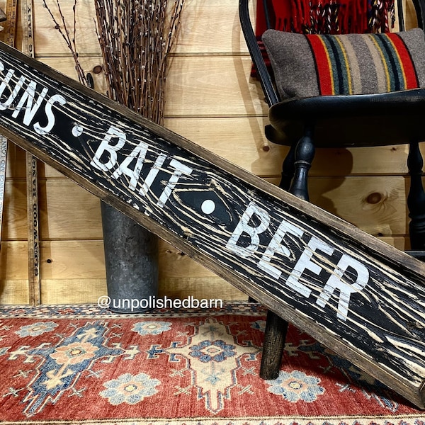 Rustic Beer Sign - Etsy