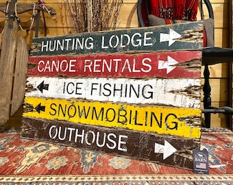 Ice Fishing Signs - Etsy
