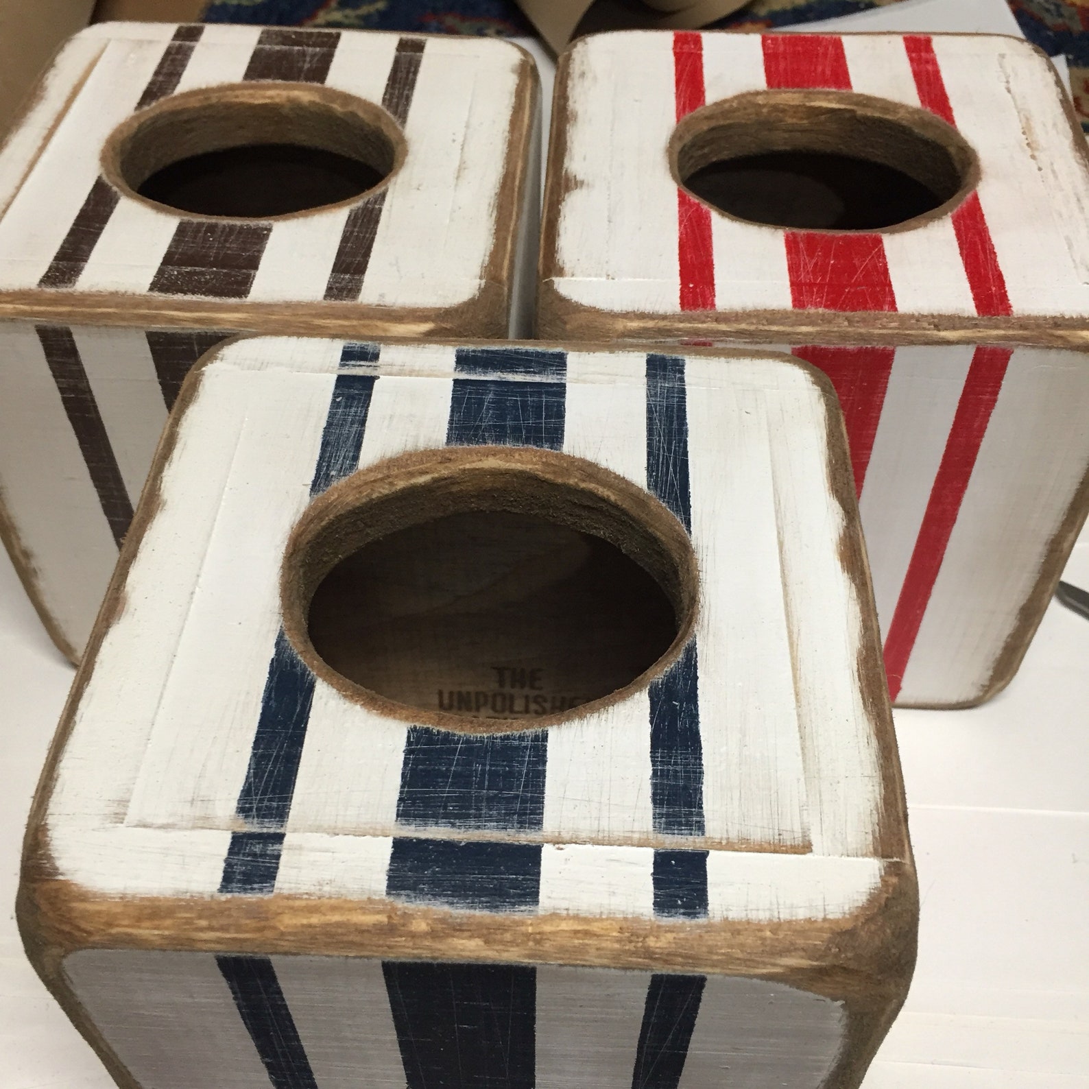 Country Tissue Box Cover Rustic Wood Bathroom Tissue Holder | Etsy