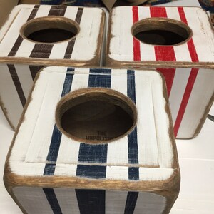 Country Tissue Box Cover Rustic Wood Bathroom Tissue Holder - Etsy