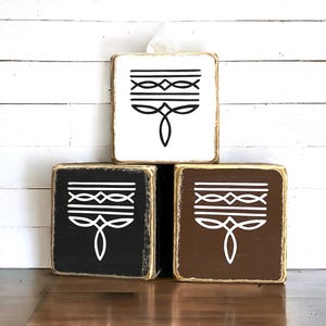 Western Ranch Tissue Box Cover - Etsy