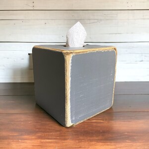 Distressed Wood Tissue Box Cover, Rustic Farmhouse Bathroom Decor - Etsy