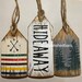 Log Cabin Decor Rustic Cabin Signs Hideaway Wood Tags - Etsy