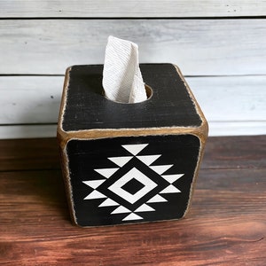 Tribal Tissue Box Cover, Southwestern Aztec Boho Decor - Etsy