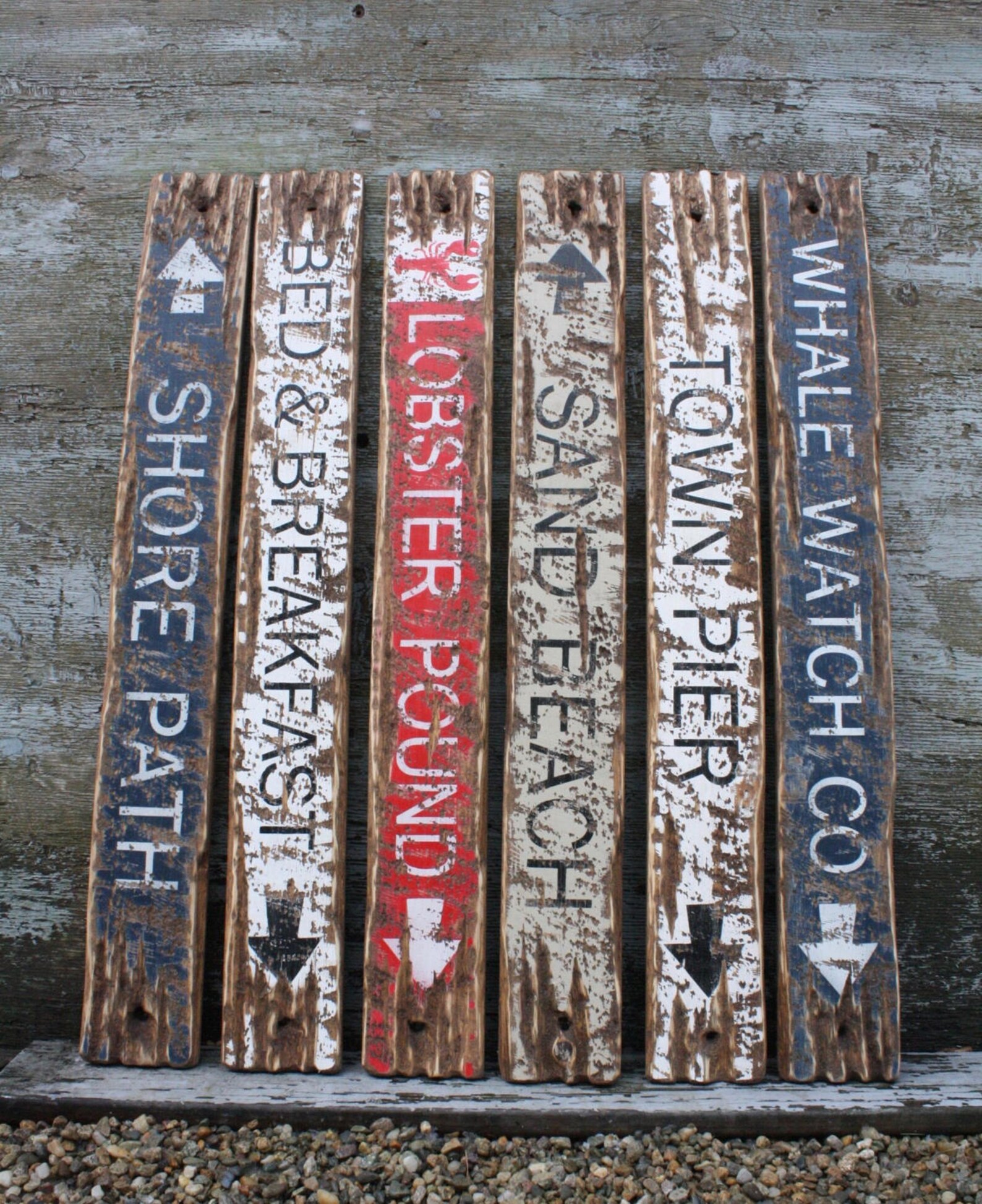 Bar Harbor Maine Wood Signs Nautical Beach House Decor - Etsy