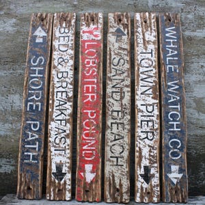Bar Harbor Maine Wood Signs Nautical Beach House Decor - Etsy