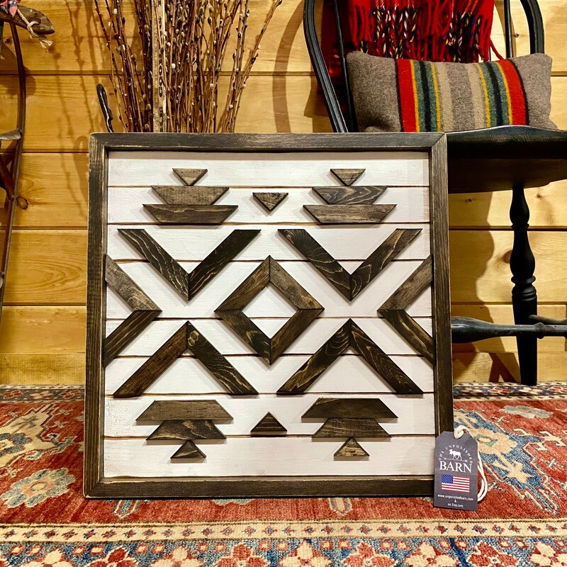 Aztec Wood Wall Art - Etsy