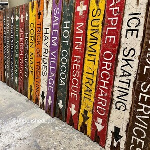 Rustic Wood Christmas Sign Set | Distressed Log Cabin Decor - Etsy