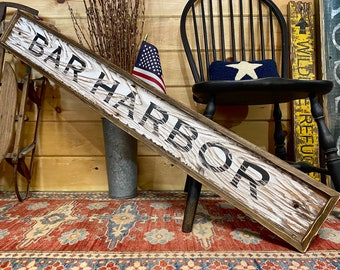 Bar Harbor Sign - Etsy
