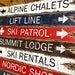 Ski Resort Wood Signs, Distressed Ski Patrol , Rustic Ski Rentals, Lift ...