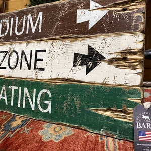 Football Tailgating Sign Set, Rustic Game Day Decor - Etsy
