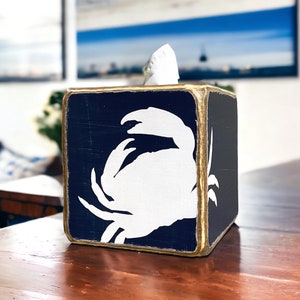 Beach House Tissue Box Cover, Coastal Decor - Etsy