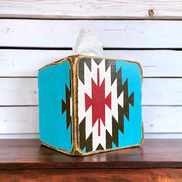 Western Tissue Box - Etsy