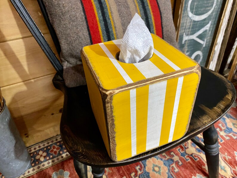 Farmhouse Tissue Box Cover Rustic Wood Tissue Holder - Etsy