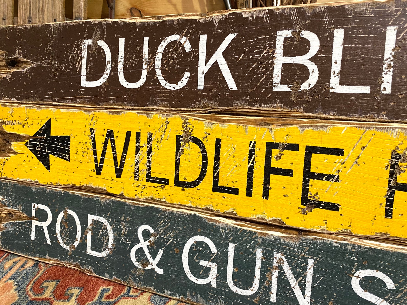 Rustic Wood Duck Blind Sign Waterfowl Hunting Decor Wildlife - Etsy