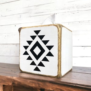 Tribal Tissue Box Cover, Southwestern Aztec Boho Decor - Etsy