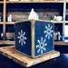 Winter Snowflake Tissue Box Cover Wood Christmas Decor for - Etsy