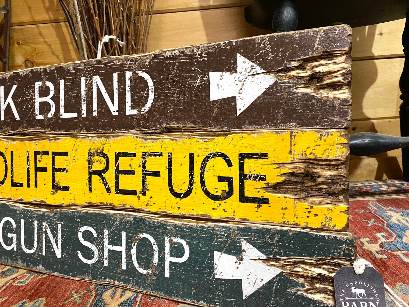 Rustic Wood Duck Blind Sign Waterfowl Hunting Decor Wildlife - Etsy