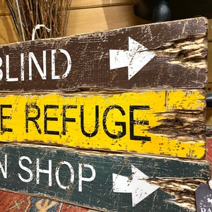 Rustic Wood Duck Blind Sign Waterfowl Hunting Decor Wildlife - Etsy