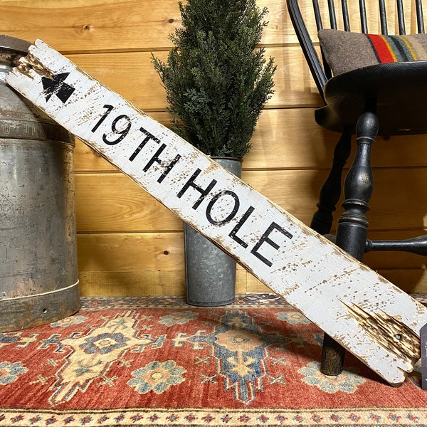 19th Hole Sign - Etsy