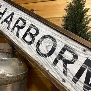 5ft Harbormaster Sign, Nautical Coastal Boat House Decor - Etsy
