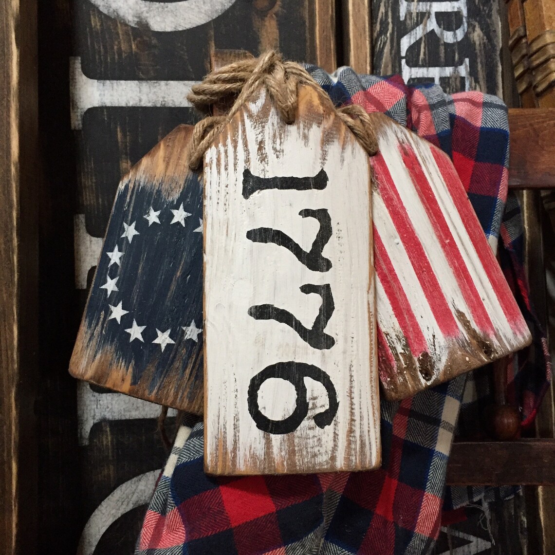 Betsy Ross Wood Flag Patriotic Decor Primitive 1776 Sign - Etsy