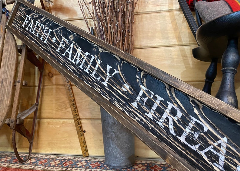 Faith Family Firearms Sign Wood Patriotic Decor Gun Sign - Etsy