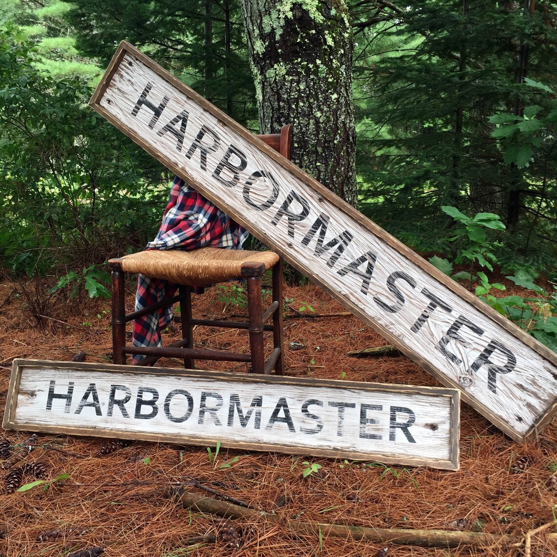 Harbormaster Wood Sign Rustic Coastal Decor Nautical Sign - Etsy