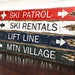Rustic Wood Ski Trail Signs, Ski Decor - Etsy
