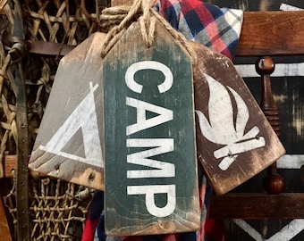 Rustic Camp Decor | Etsy