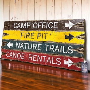 National Park Wood Sign Set | Yellowstone Camp Decor | Fire Pit ...