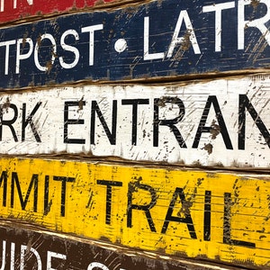 Wood Hiking Signs, Mt Everest Sign, Base Camp Sign, Mountain Sign ...