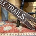 Snowmobiling Wood Sign, Distressed Log Cabin Decor, Snowmobile Trails ...