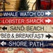 Bar Harbor Maine Wood Signs, Nautical Coastal Home Decor, Rustic ...