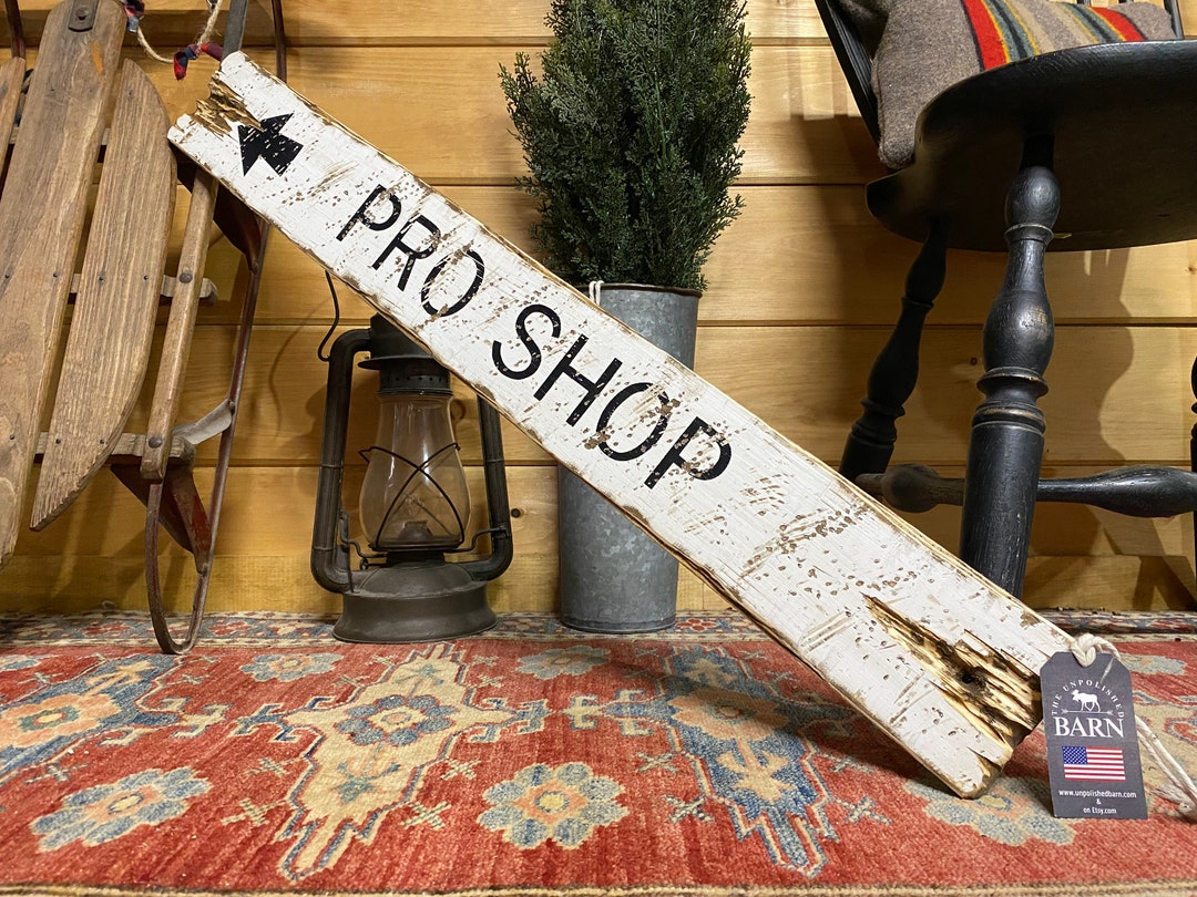 Rustic Golfing Sign, Pro Shop Golf Decor & Gift - Etsy