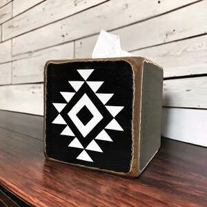 Tribal Tissue Box Cover, Southwestern Aztec Boho Decor - Etsy