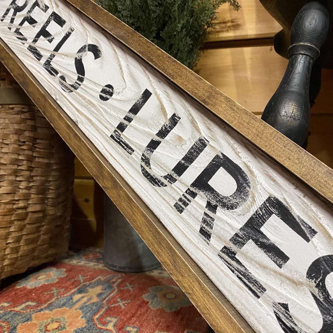 Rods Reels Lures, Bass & Fly Fishing Sign - Etsy