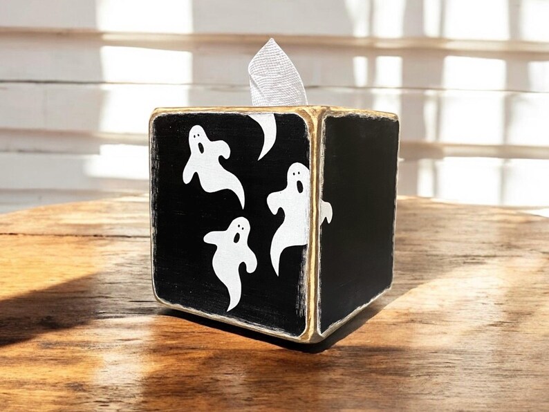 Halloween Ghosts Tissue Box Cover - Etsy