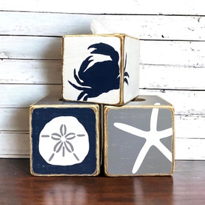 Maryland Blue Crab Wood Tissue Box Cover for Coastal Home - Etsy