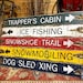 Rustic Dog Sledding Wood Sign Distressed Log Cabin Decor Alaska - Etsy