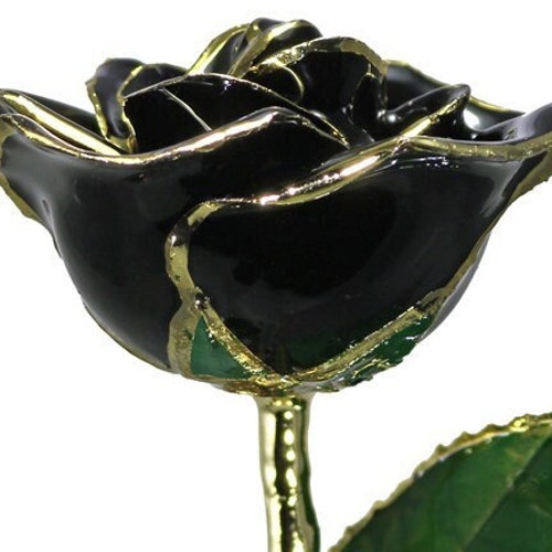 Gold Venus Rose by Living Gold Real Rose Dipped in Gold - Etsy