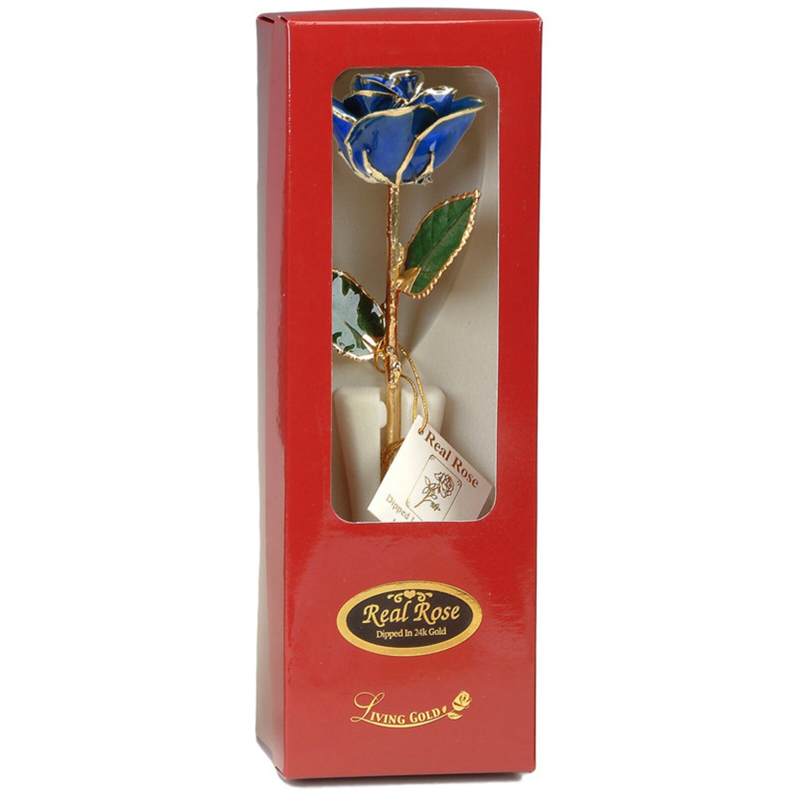 Dark Blue Rose by Living Gold Original 24k Gold Dipped Rose - Etsy