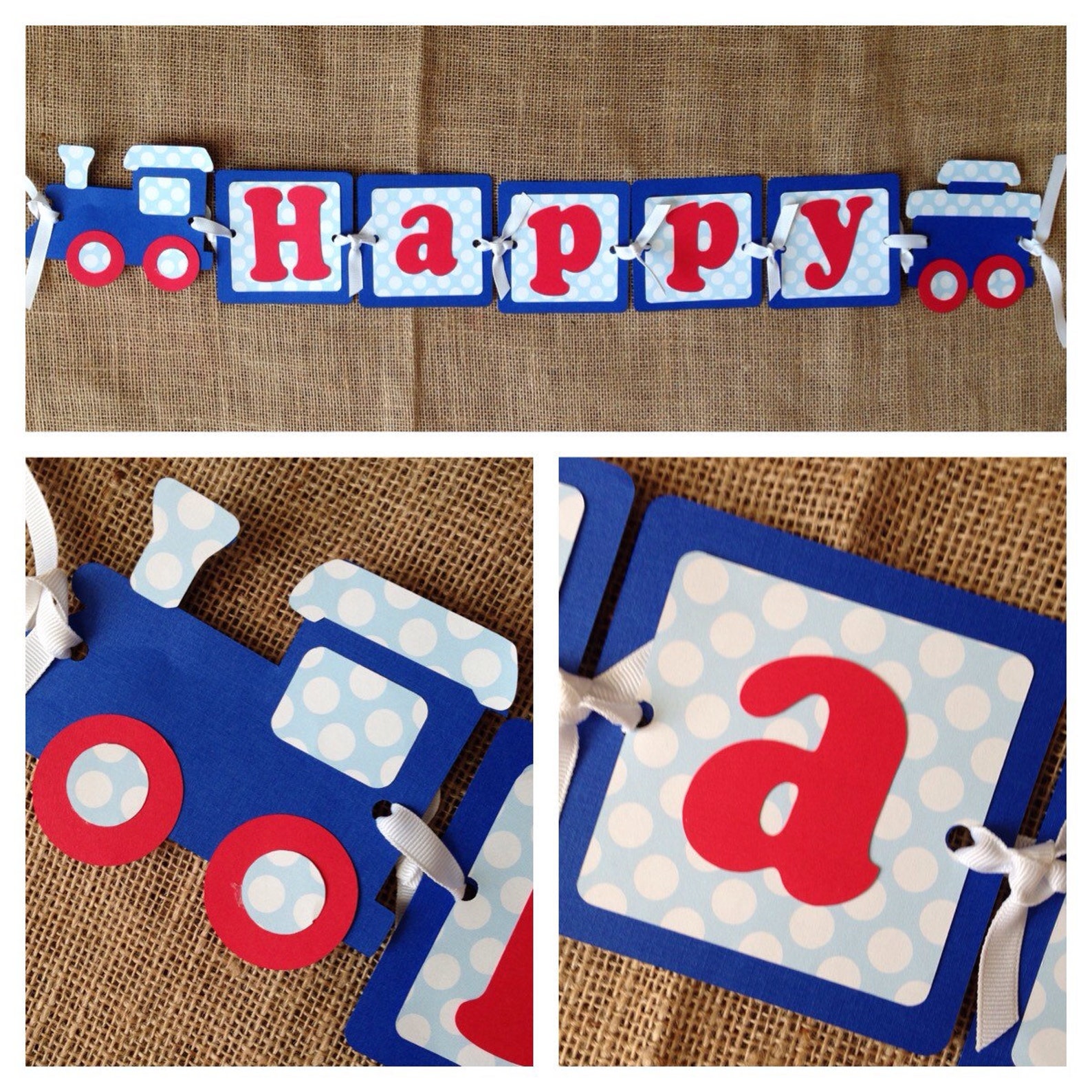 Train Birthday Banner Train Party Banner Choo Choo Birthday - Etsy