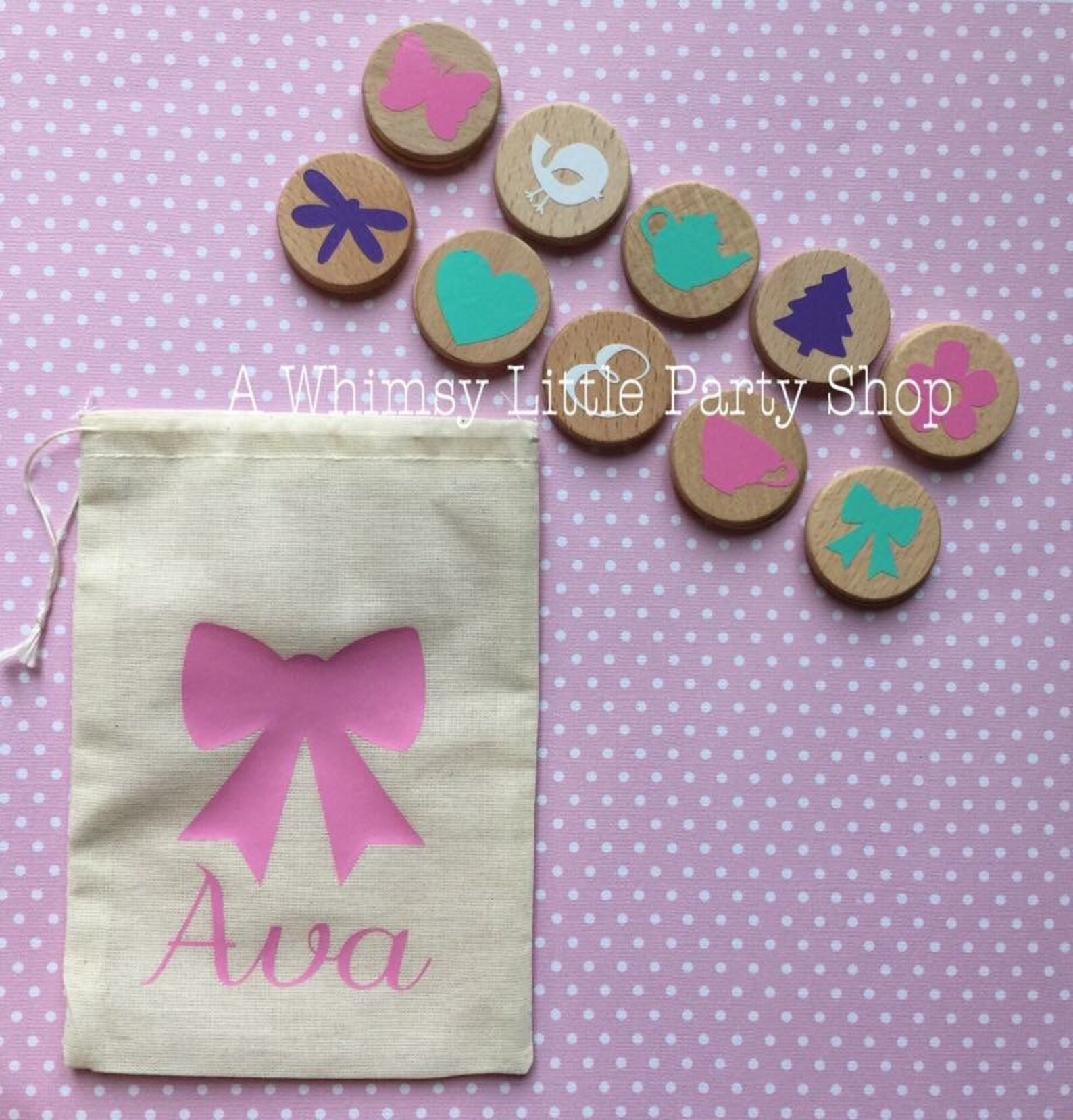 Tea Party Memory Game Set Tea Party Matching Game Set - Etsy